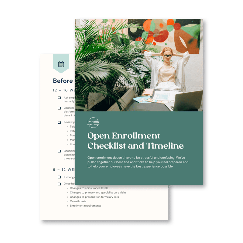 Open Enrollment Checklist and Timeline